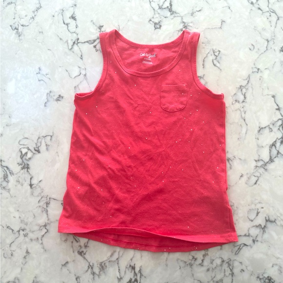Cat & Jack | Shirts & Tops | Cat Jack Girls Adorable Hot Pink Tank W ...